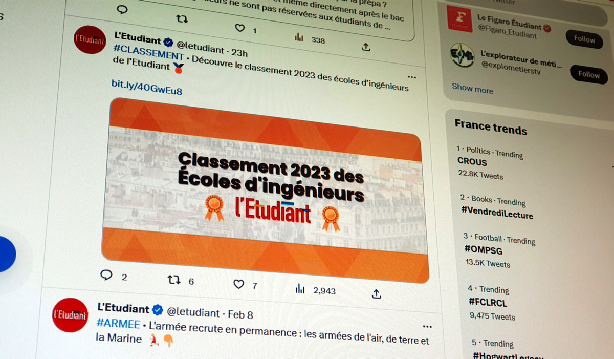 L'ESILV classée 2ème école d'ingénieurs post-bac en 2023 par l’Étudiant ...