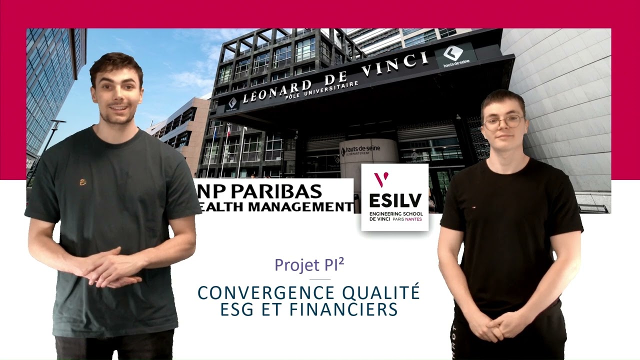 ESG & Corporate Quality | ESILV Ecole d'Ingénieurs Généraliste